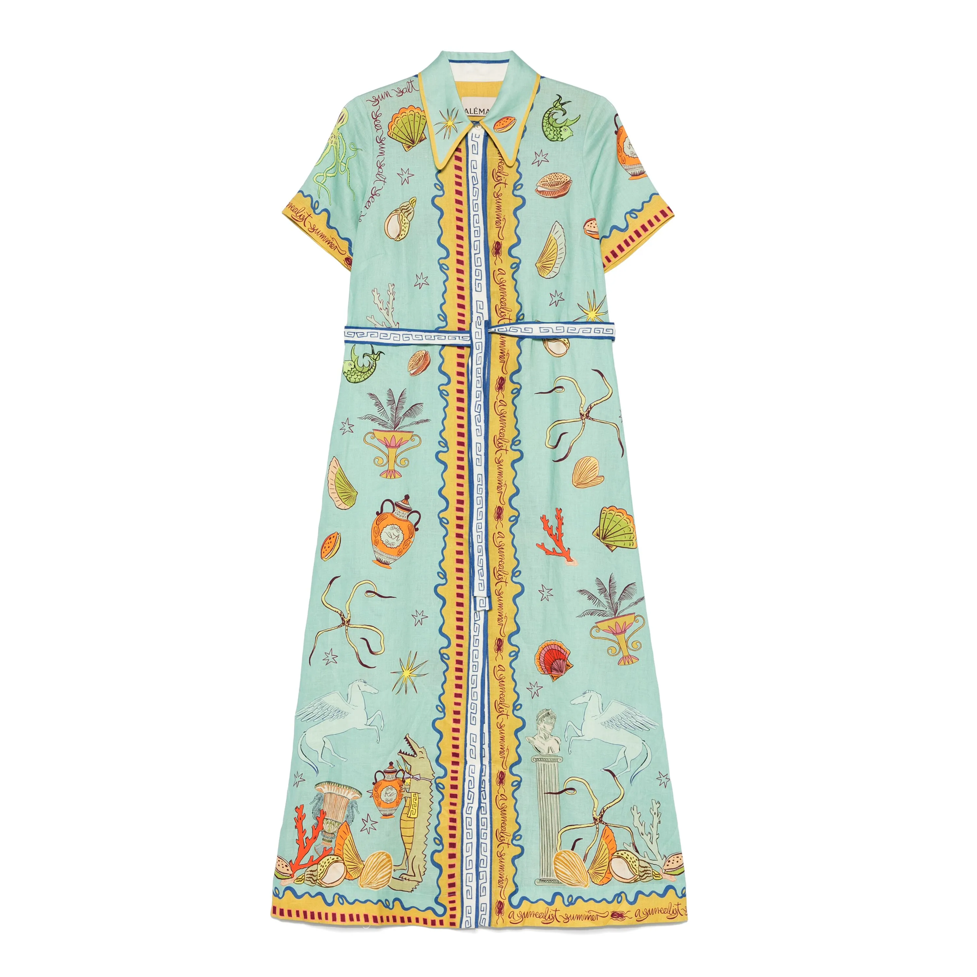Surrealist Summer Shirt Dress – Club21.com